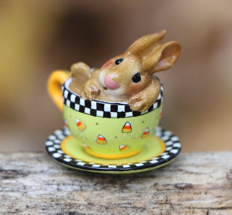 Halloween Teacup Bunnies - Wee Forest Folk