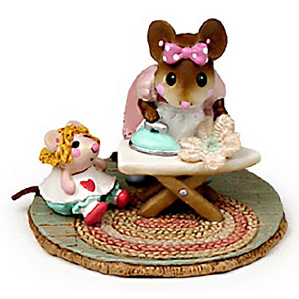 Ironing Dolly's Doily - Wee Forest Folk