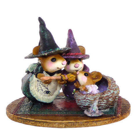 Baby Witch's First Broom - Wee Forest Folk