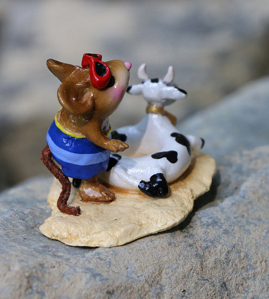 Tiny Tubie Cow - Wee Forest Folk